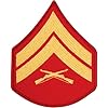 Amazon.com: Male United States Marine Corps (USMC) Chevron Gold ...