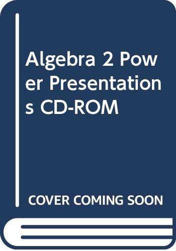 Amazon.com: Algebra 2 Power Presentations CD-ROM: 9780618656066 ...