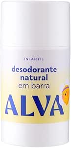 Alva Desodorante em barra infantil Camomila Vegano 33g | Amazon.com.br