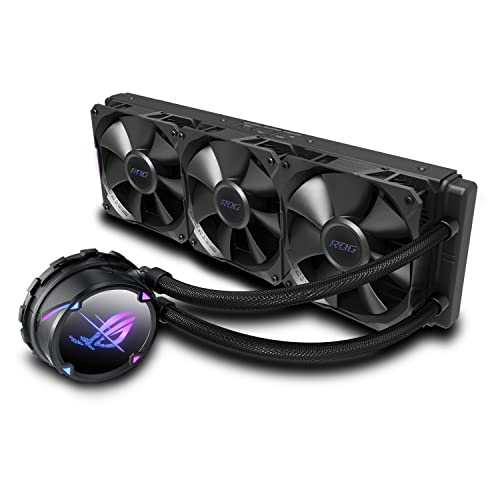 ASUS ROG Strix LC II 360 ARGB, All-in-one AIO Liquid CPU Cooler, 360mm ...