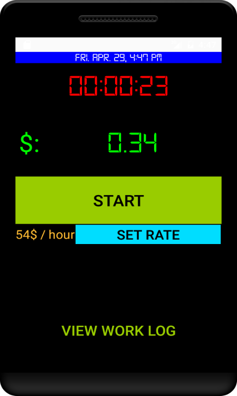 Punch Clock Timer - Hourly Rate Work Timer - App on Amazon Appstore