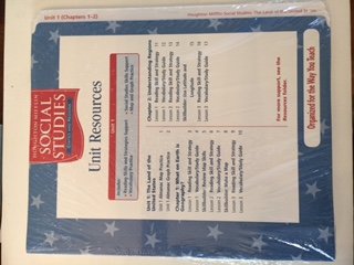 Houghton Mifflin Social Studies: Unit Research Folder Level 4 States ...