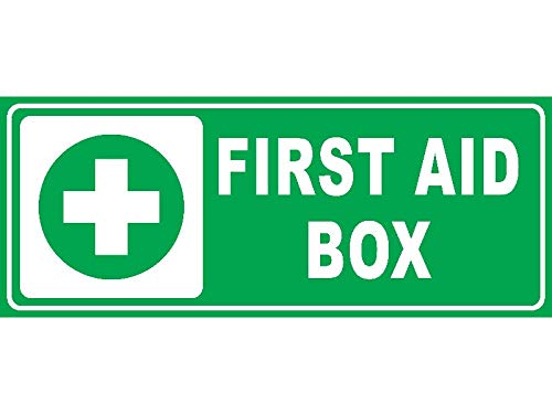 First AID Box Sign Board Water Proof singnature Board (Waterproof ...