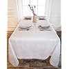 Amazon.com: D'Moksha Homes Linen Tablecloth 60 x 108 Inch - 100% Pure ...
