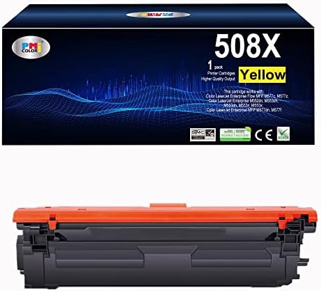Amazon.com: 508A 508X Yellow High-Yield Toner Cartridge CF362X ...