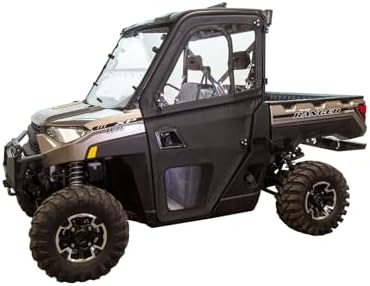 Amazon.com: Polaris 2882902 Black Canvas Zip Window Doors 2018-2020 ...