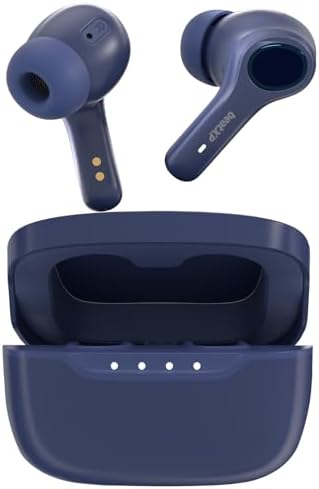beatXP Vibe XPods Bluetooth True Wireless Ear buds with 60H Playtime, Quad Mic ENC, Gaming Mode ...
