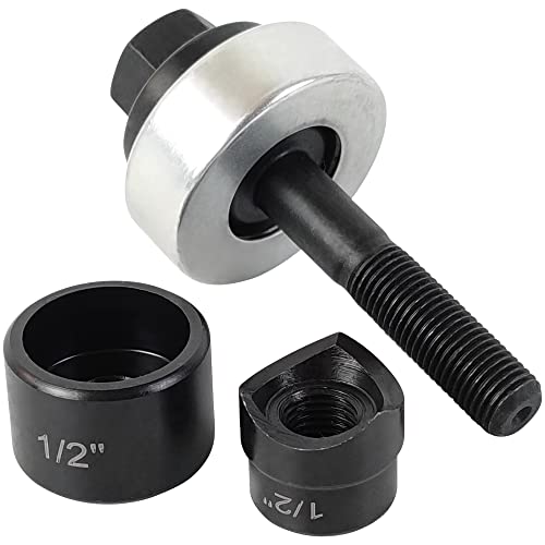 Snapklik.com : AMZCNC Manual Knockout Punch Kit, Heavy Duty Metal Sheet ...