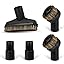 Amazon.com: 3PCS Horse Hair Brush Vacuum Attachment Set - Black Round ...