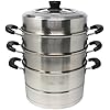 Amazon.com: CONCORD 3 Tier Premium Stainless Steel Steamer Set (32 CM ...