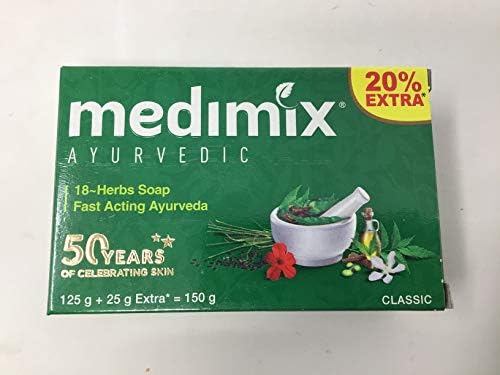 Amazon.com : Medimix Herbal Handmade Ayurvedic Soap with Natural ...