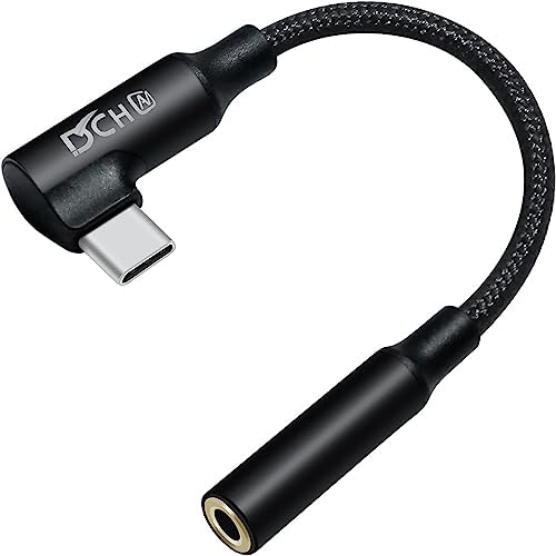 DCHAV USB C to 3.5mm Audio Adapter USB Type C to 3.5mm Female Headphone ...