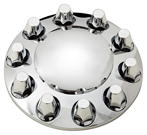 Amazon.com: Chrome ABS Front Axle Cover with 33mm Screw-in Nut Cover ...