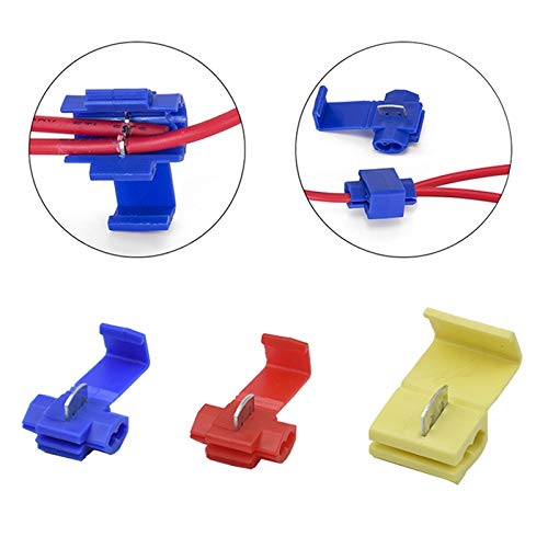 Fast Quick Scotch Lock Wire Cable Clamp Terminal Spade Back Crimp ...