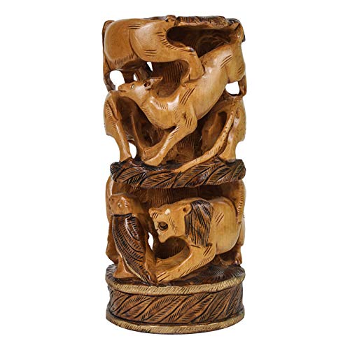 Buy Harmonica Wooden Colour Shikar/Hunting in Round Shape with Fine ...