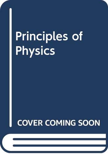 Buy Principles of Physics: Study Guide I: A Calculus-Based Text Book ...
