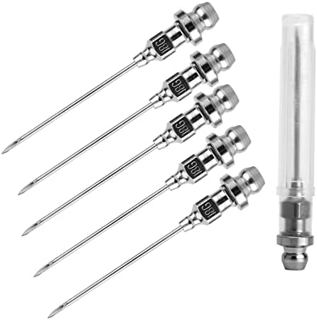 5pcs Grease Injector Needle, Mini Bearing Grease Needle Nozzle Portable ...