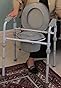 Amazon.com: Drive Medical 11148-1 Folding Steel Bedside Commode Chair ...