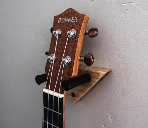 Amazon.com: Ukulele Wall Mounts, Triangle Shape, Black, Brown, Light ...