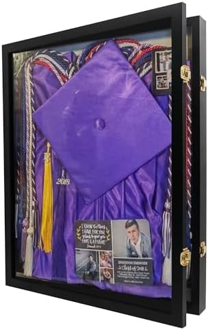 Amazon.com - GraduationMall 17"x21" Graduation Shadow Box Frame for Cap ...