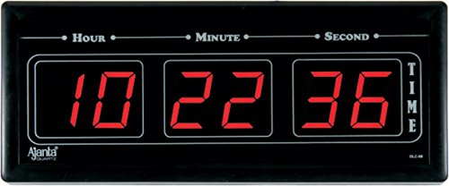 Buy Ajanta Quartz Digital Red LED Rectangle Wall Clock (42.7 cm x 3.3 ...