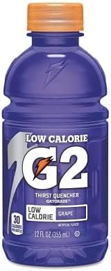 Amazon.com: Gatorade G2 Grape 12 Ounce Bottles 2/12 Pack (QUA12203 ...