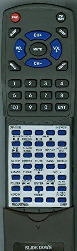 Amazon.com: Replacement Remote for Sharp RRMCGA409AWSA, XLBH250, XL ...