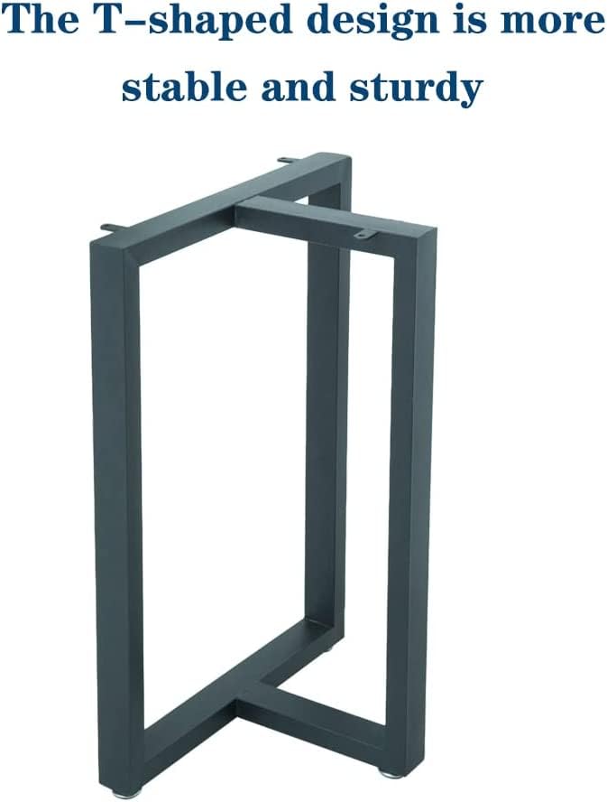 Snapklik.com : Metal Table Legs 28 Inch Tall 2-piece, Modern Iron Desk ...