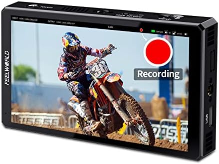 Amazon.com : FEELWORLD CUT6 6 Inch Recording Monitor Field Camera DSLR ...