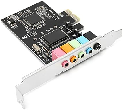 Amazon.com: PCIe Sound Card, 6 Channel PCIE Audio Digital Sound Card ...