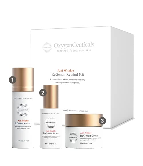 Amazon.com : OxygenCeuticals ReGenon Rewind Kit, Complete Anti-Aging Skincare Set for Youthful ...