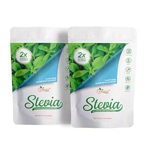 Amazon.com: Allulose - Stevia Blend All Purpose Sweetener Multi-Pack-2: 2X Sugar Sweetness ...