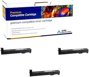 Amazon.com: AIM Distribution Compatible Replacement for HP Color Laser Jet Enterprise M880 Black ...