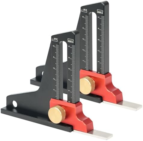 Woodworking Height Gauge - Precision CNC-Machined Depth Measuring Tool ...