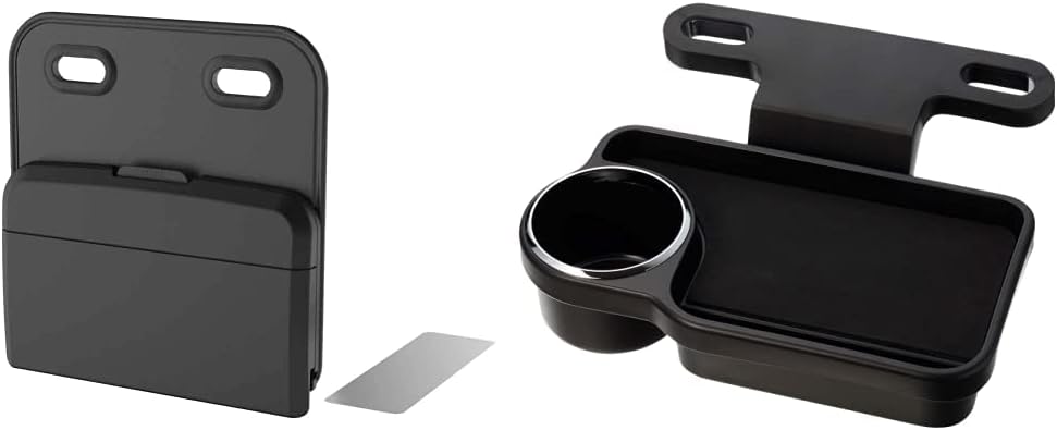 Amazon | 星光産業 車内用品 シートバックトレイ EXEA(エクセア) リアトレイ 本革調 EB-209 & 車内用品 トレイ (エクセア) リアドリンク&トレイ BK EB-191 ...