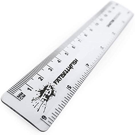 Ashton and Wright - 6 Inch / 15cm Transparent Rulers - Shatter ...