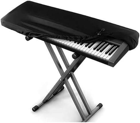 88 Key Piano Keyboard Cover, Piano Dust Cover With Drawstring Locking ...