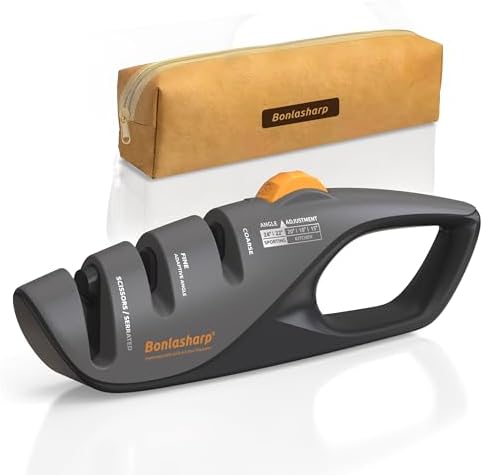 Amazon.com: Bonlasharp 5-Angle Adjustable Knife Sharpener for Kitchen ...