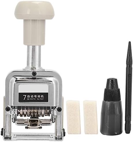 Amazon.com : Automatic Numbering Machine, 7 Digits Seal Automatic ...