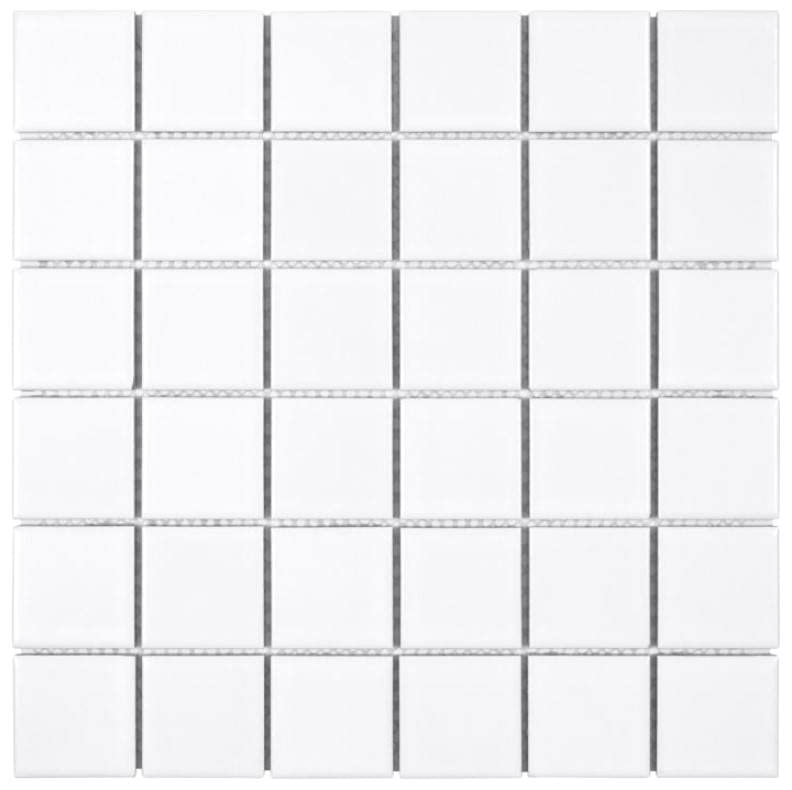 Tenedos Porcelain Premium Quality 2x2 Square Matte Mosaic Floor Wall ...