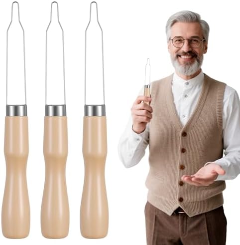 Amazon.com: 3 Pcs Button Hook Assist Device with Easy-Grip Wooden ...