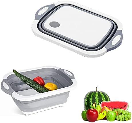 Amazon.com: Portable Folding Cutting Board Washing Fruit and Vegetable ...