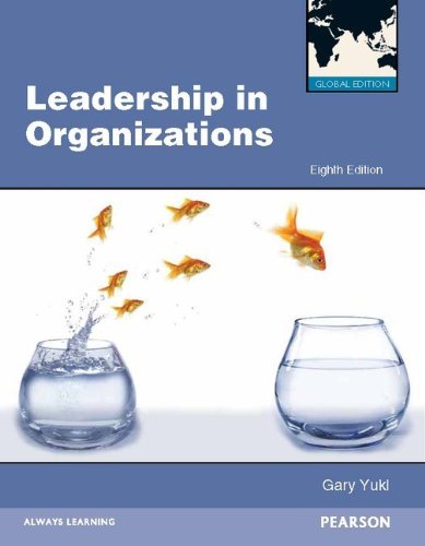 Leadership in Organizations: Amazon.co.uk: Gary A. Yukl: 9789332518131 ...