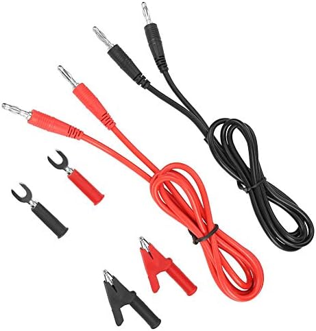 Test Leads Kit Banana to Banana Plug Test 6 in 1 Banana Plug to Clip ...