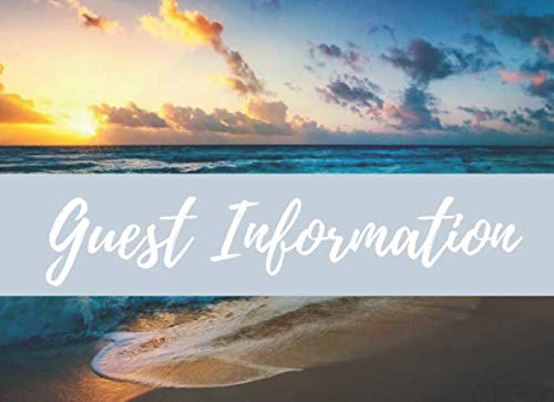 Customizable Guest Information Book: Ideal for Vacation homes, b&b ...