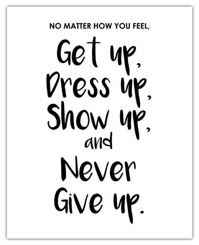 Amazon.com: Motivational Wall Art Office Decor for Men & Women: "No ...