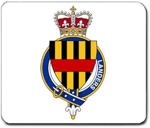 Amazon.com: Landers England Family Crest Coat of Arms Mouse Pad ...