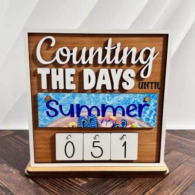 Amazon.com: Custom interchangeable wood countdown sign, personalized ...