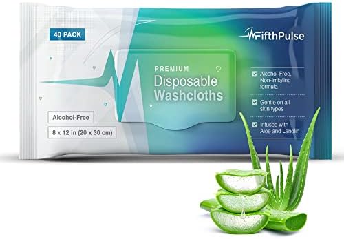 Amazon.com: Disposable Body Wipes For Adults (2 x 40 Packs ...