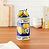 Amazon.com: Blue Sky Ceramic Lemon Canister, Medium : Home & Kitchen